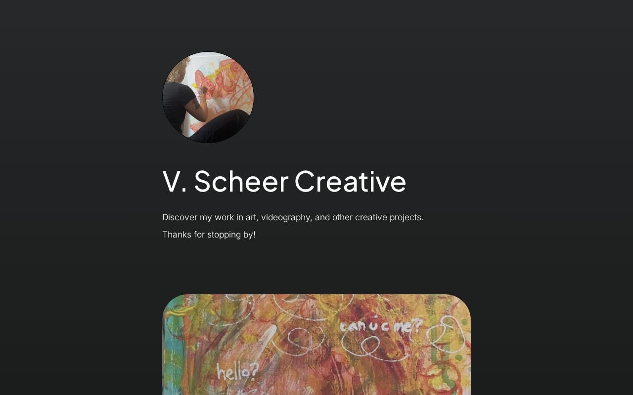 Vanessa Scheer's Creative Portfolio
